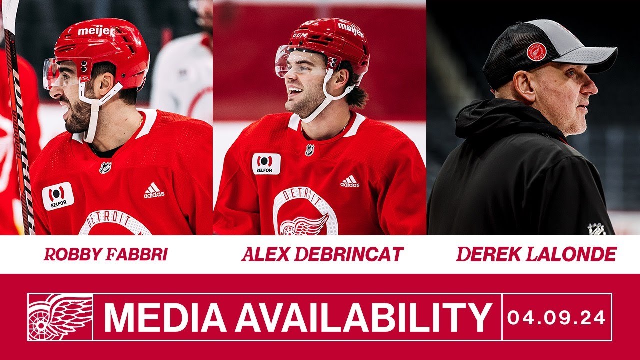 Fabbri, DeBrincat, Derek Lalonde Morning Skate Updates | April 9 vs WSH ...