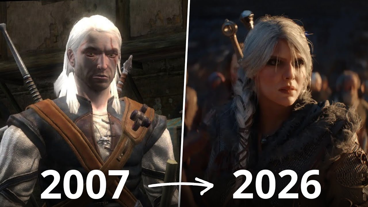 Evolution of THE WITCHER Games in 15+ Years (2007-2026) - YouTube