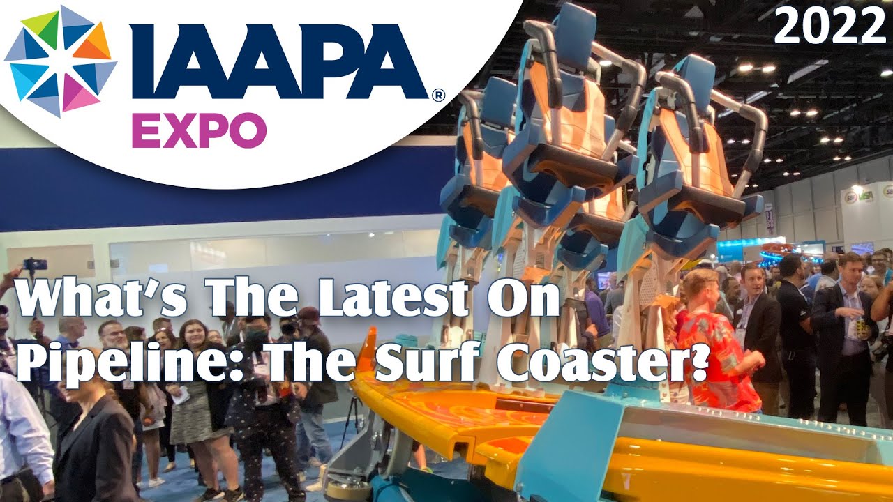 ACE at IAAPA 22 - Pipeline: The Surf Coaster Train Reveal for SeaWorld ...