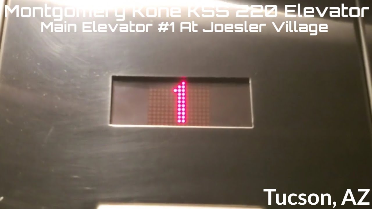 Montgomery Kone KSS 220 Hydraulic Elevator #1 @ Joesler Village, Tucson ...