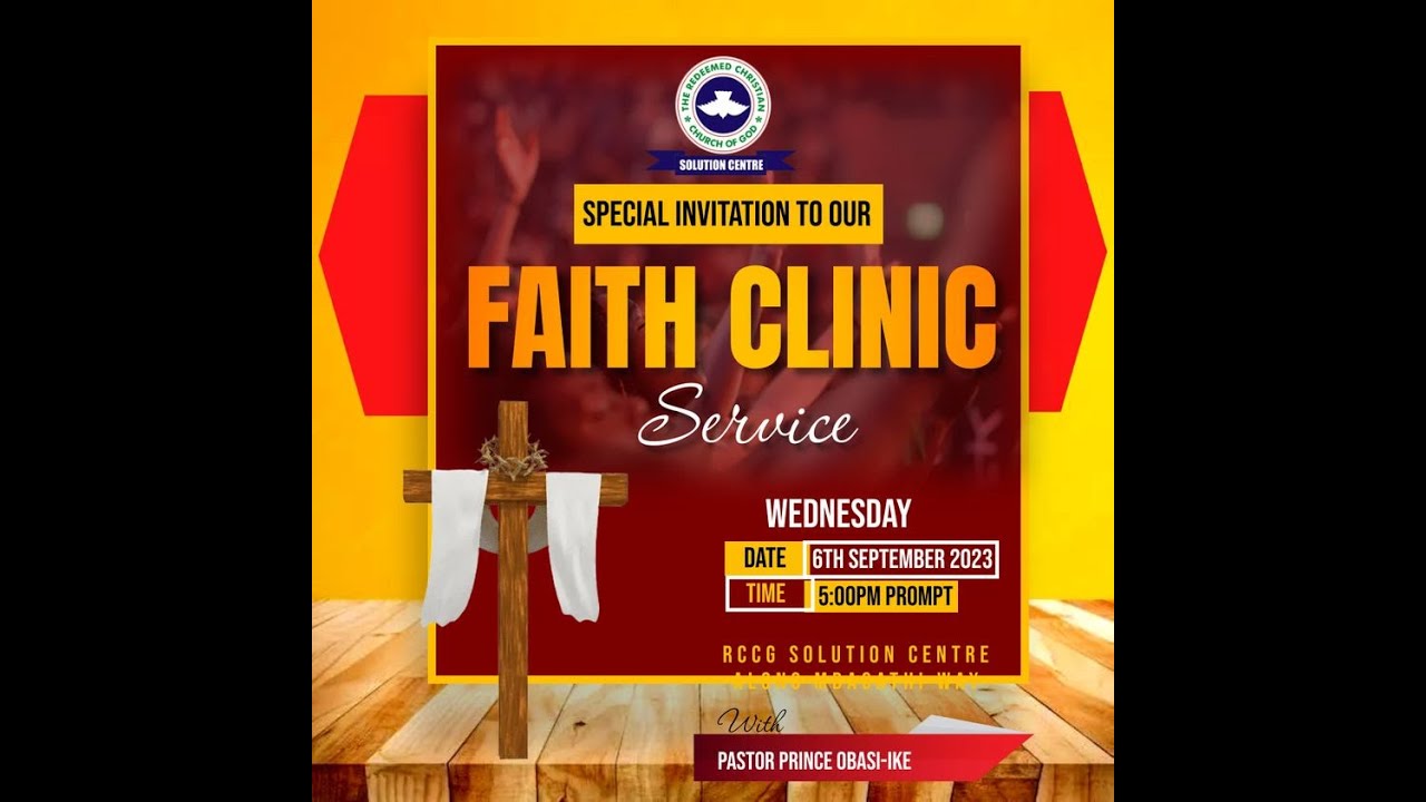 6th September 2023 - Faith Clinic - YouTube