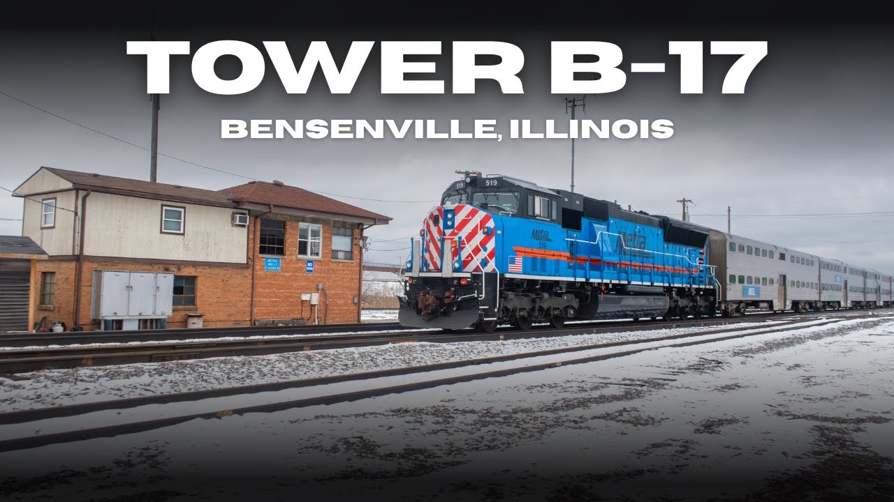 Tower B-17: Metra, Union Pacific and CPKC Trains - YouTube