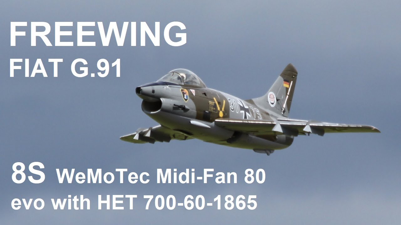 Freewing/Sebart G.91 'Gina' flying at the 2023 EDF meeting in Wey (DE ...