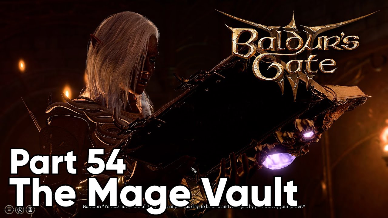 Baldur's Gate 3 Walkthrough. Part 54 The Mage Vault. Necromancy of Thay ...