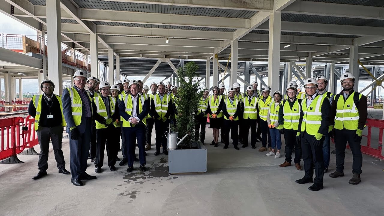 Colt DCS London 4 Topping Out Ceremony - YouTube