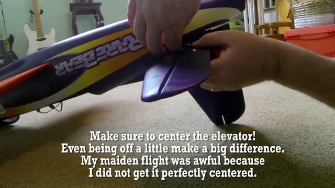 E-Flite Rare Bear 100+ MPH RC Airplane - Assembly, Tips, and Close Ups ...