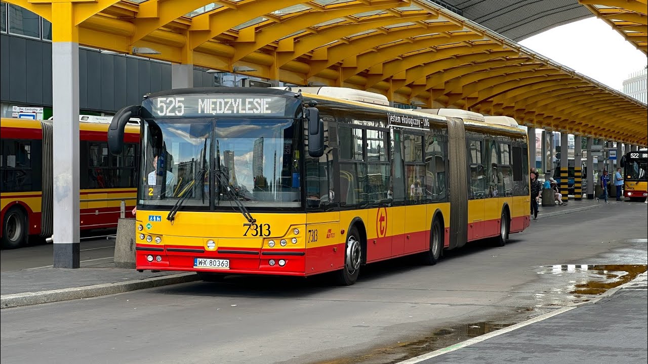Solbus SM18 LNG #7313 MZA Warszawa [🚍525] - YouTube