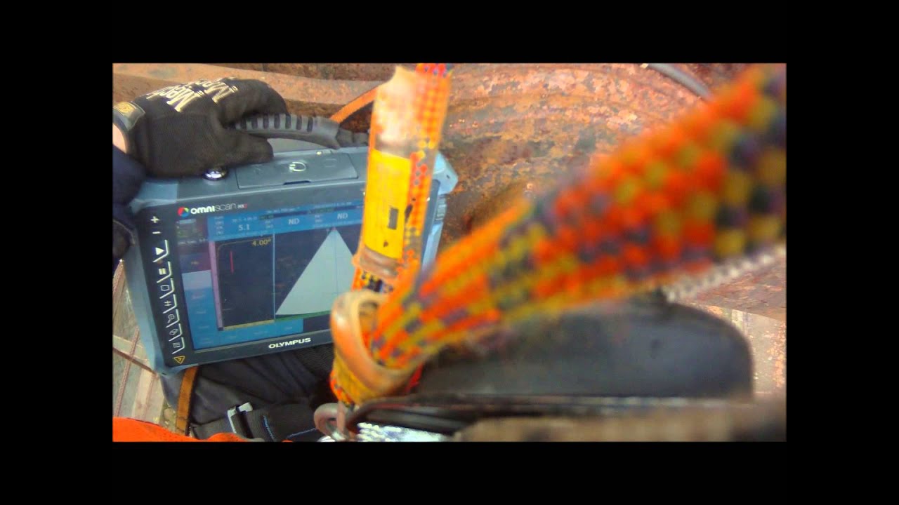 WinS Performs Rope Access Bridge Pin Inspection - YouTube