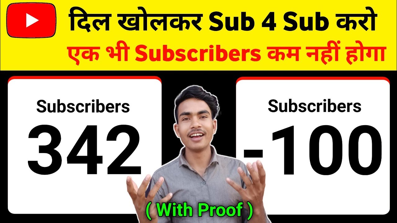 दिल खोलकर Sub 4 Sub karo | subscriber kam kyu ho rahe hain 2022 | subscribers decrease problem ...