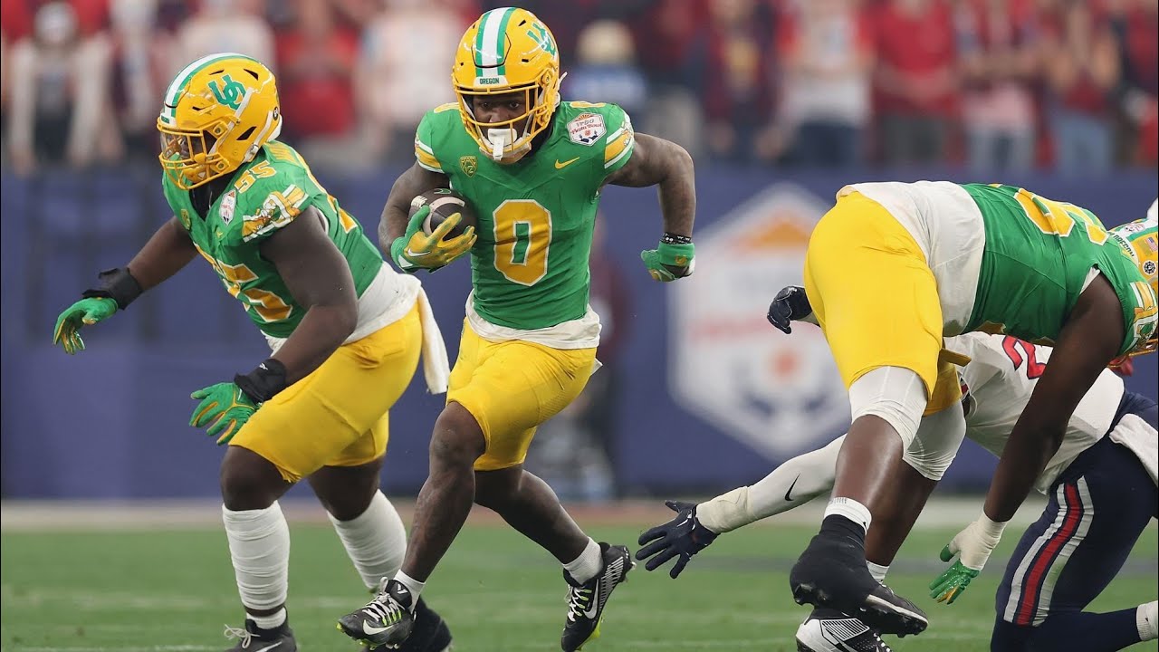 Oregon offensive lineman Marcus Harper II hints at his return for the ...