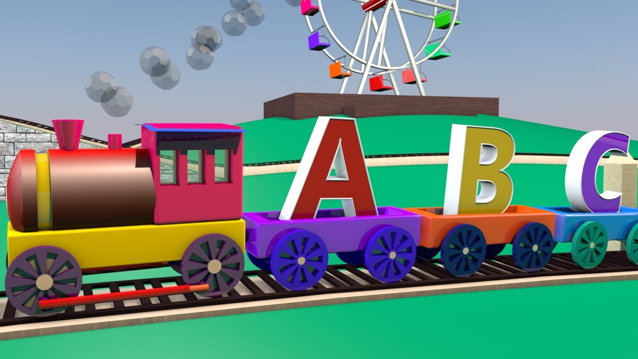 Learn Alphabets A to Z with ABCD Alphabets Train | Kids Learning Camp ...