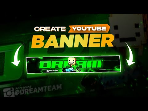 Minecraft YouTube Banner tutorial 🔥|Dream banner|TCC PlayZ - YouTube