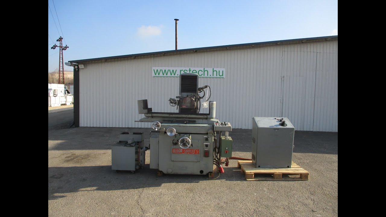 BLOHM Simlex 5 Surface grinding machine - YouTube
