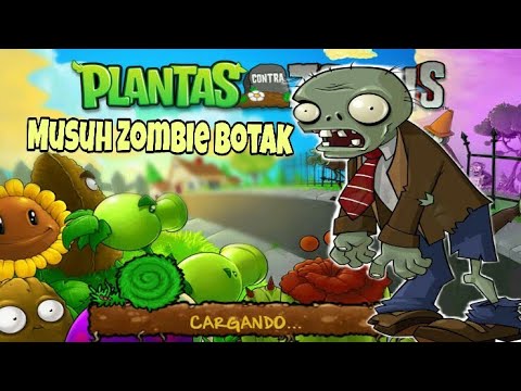 Lawan zombie botak (plants vs zombie) - YouTube