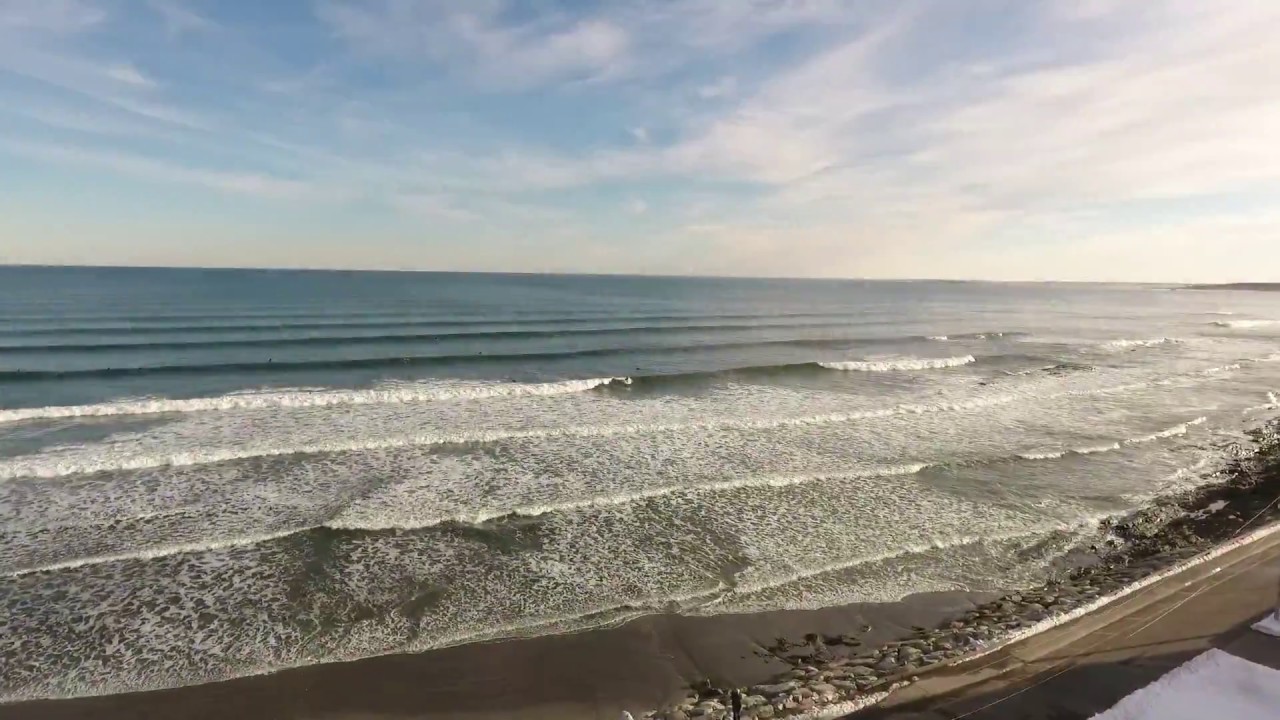 Higgins Beach Spring Surf - YouTube