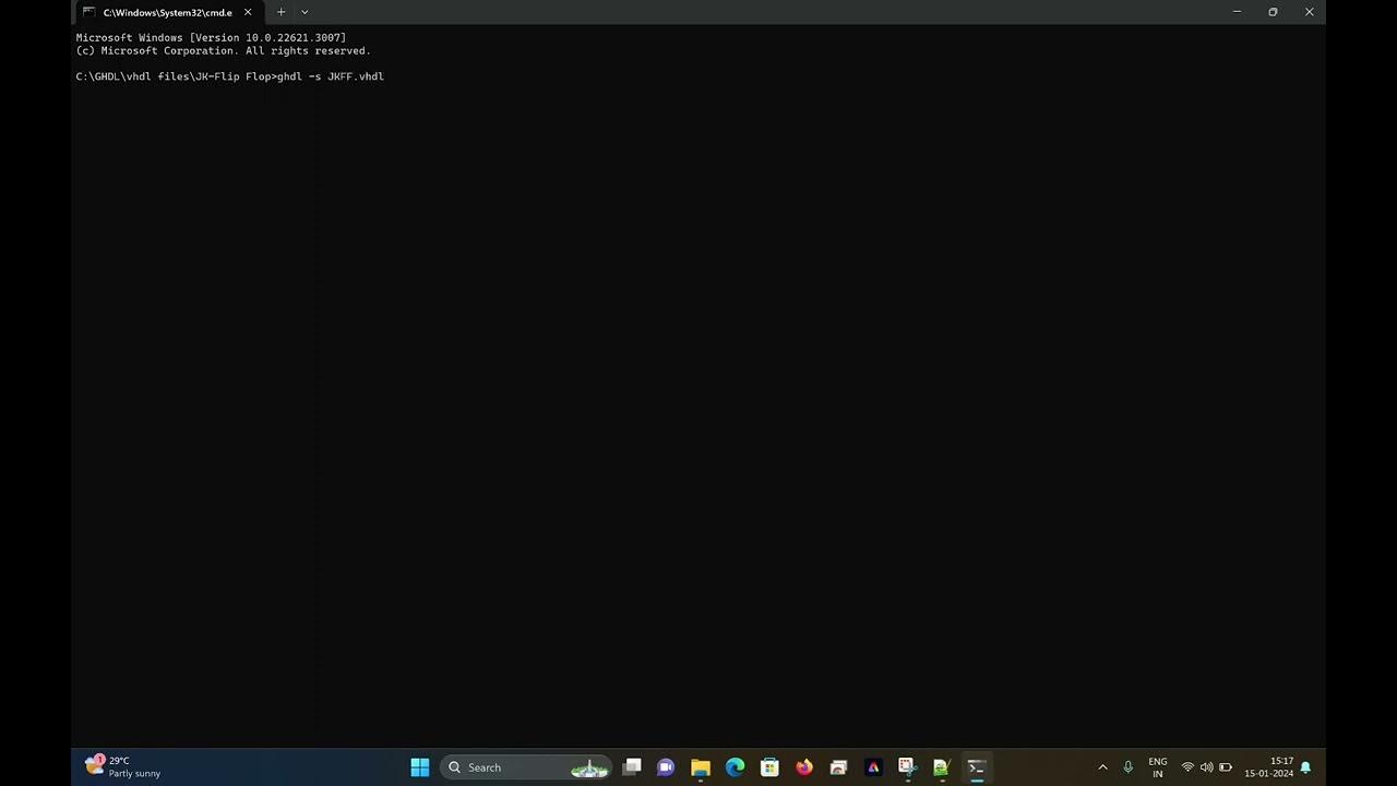 JK Flip Flop VHDL | GHDL |GTKWave - YouTube