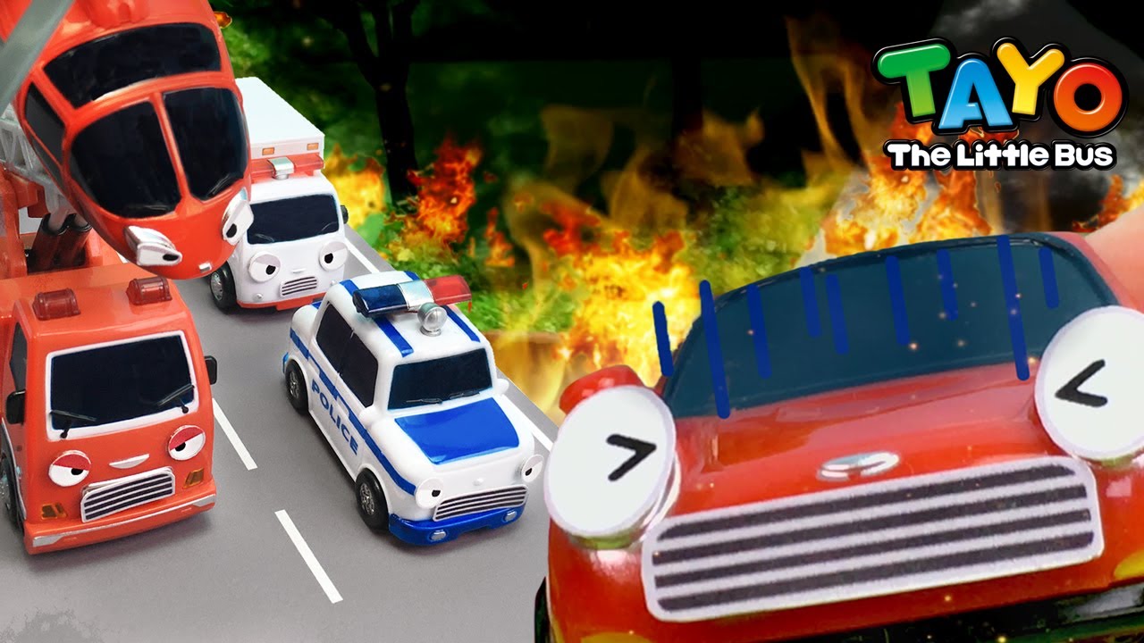 Tayo Rescue Team Song l Speed the racing car is in danger! l Brave Cars ...