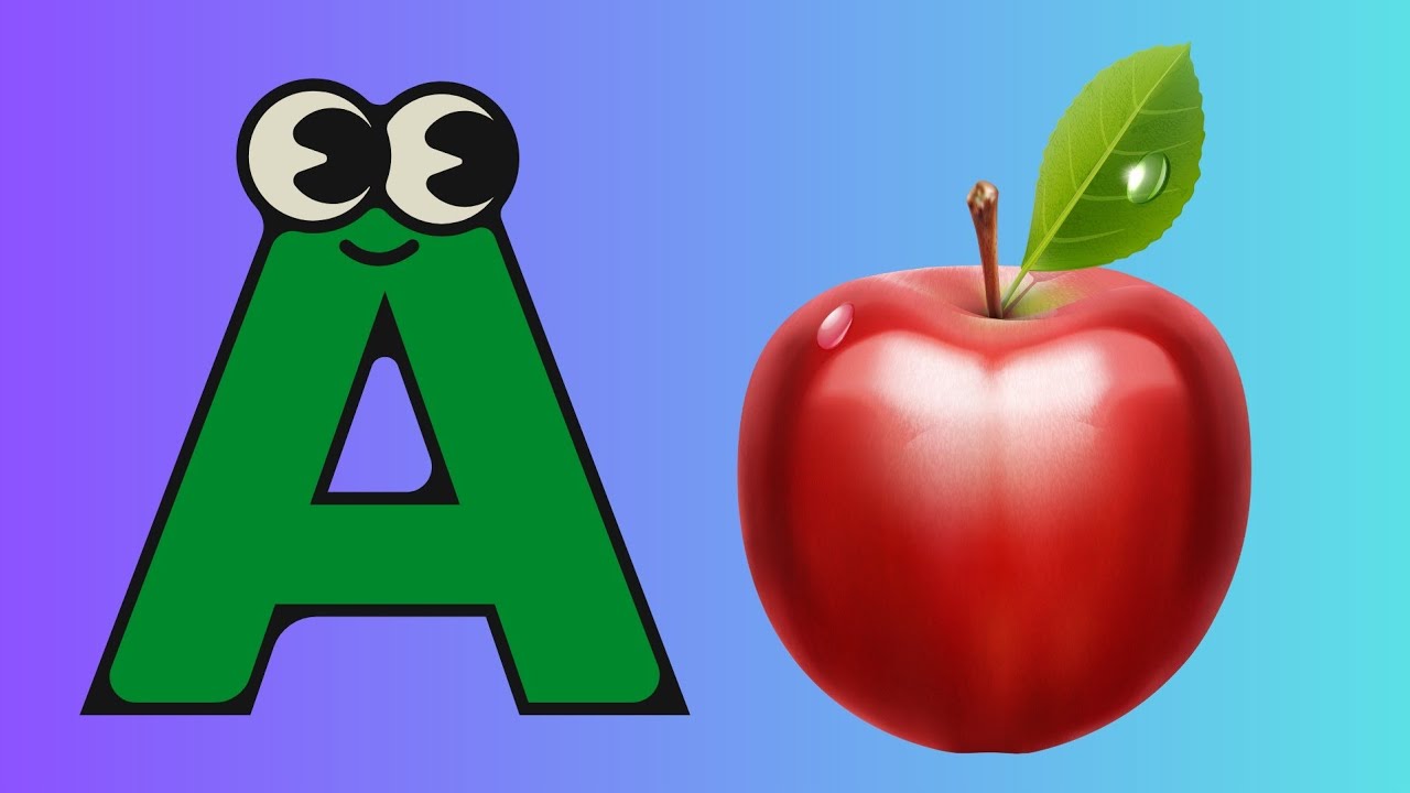 Learn ABC with Objects | A for Apple | Learn Alphabet and Basic English ...