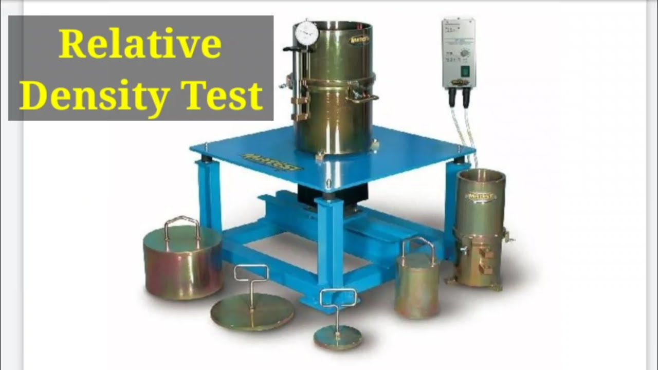 Why do we use relative density test? | What is relative density in ...