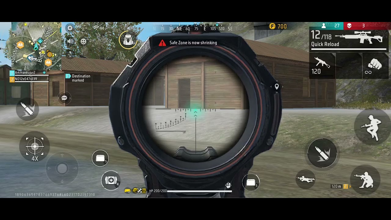 Full Animation game free fire global headshot new season naruto ...