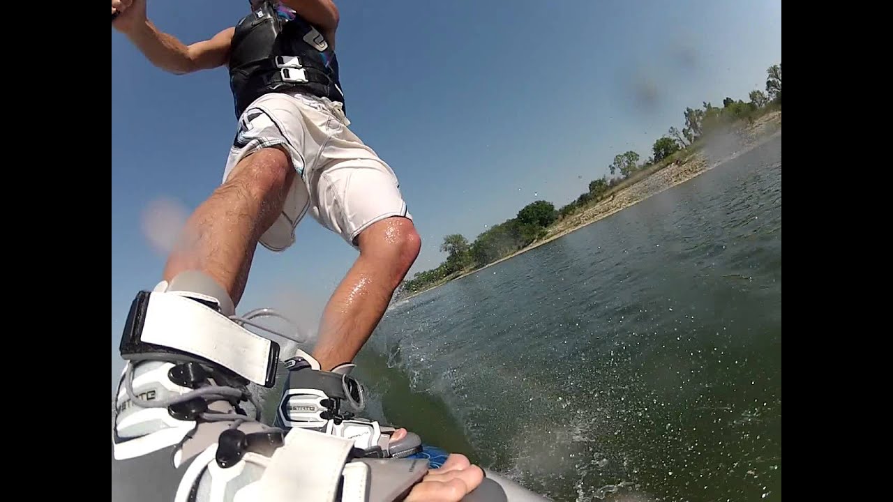 Wakeboard GoPro Hero 2 Milford Lake, KS - YouTube