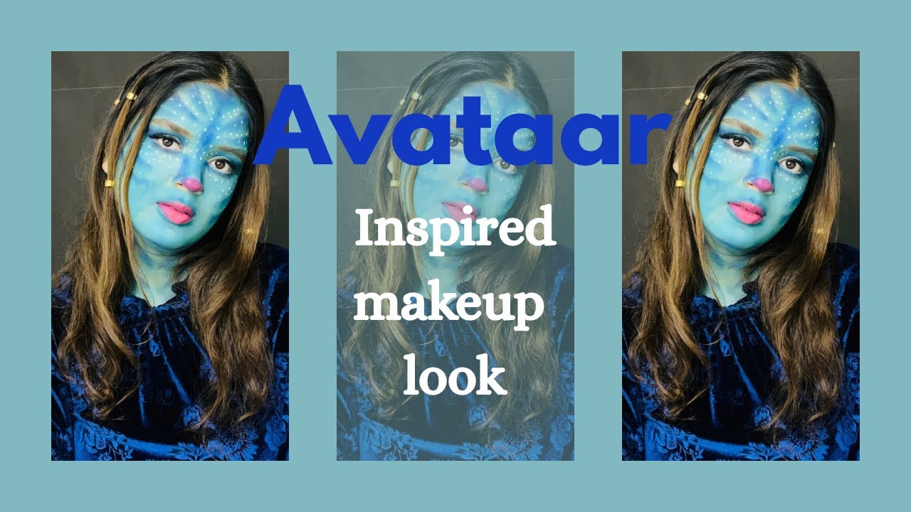 Avatar Inspired Makeup Tutorial | Step-by-Step Pandora Look ...