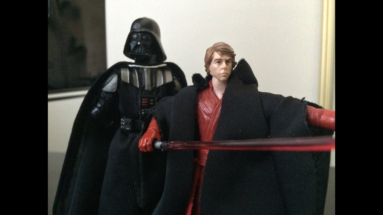 Star Wars - Custom Sith Lord Luke Skywalker Figure - YouTube