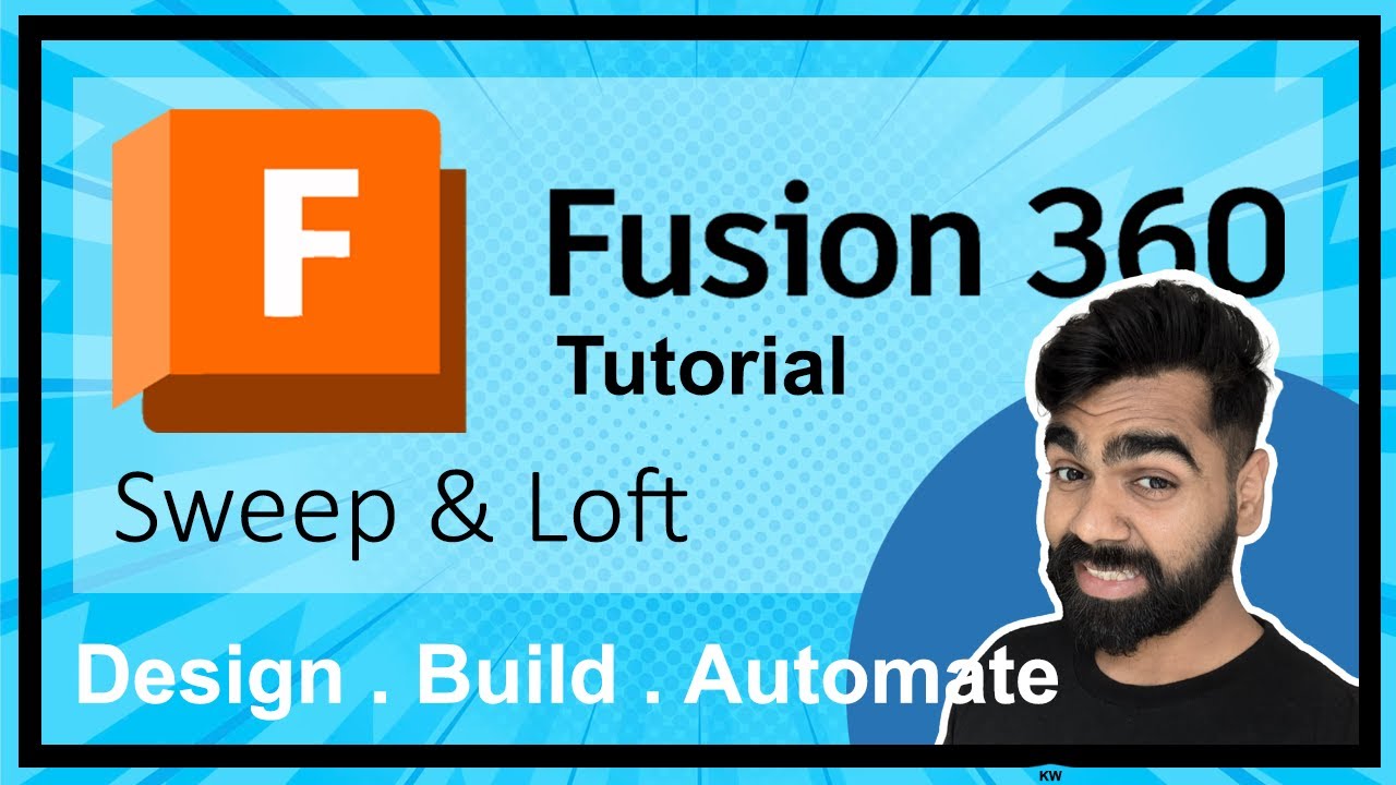 6. Fusion 360 Tutorial - Sweep and Loft - YouTube