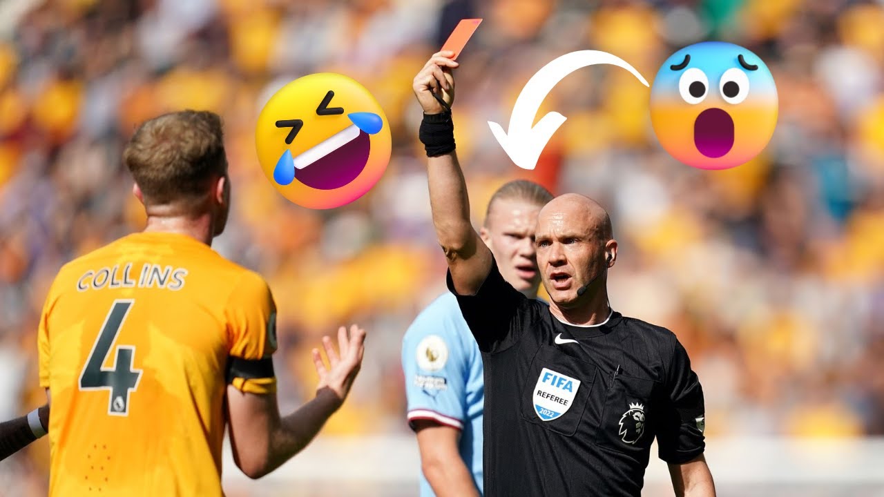 Funny Red Card Moments 🟥| 😂😂😂 | CM Football hd - YouTube