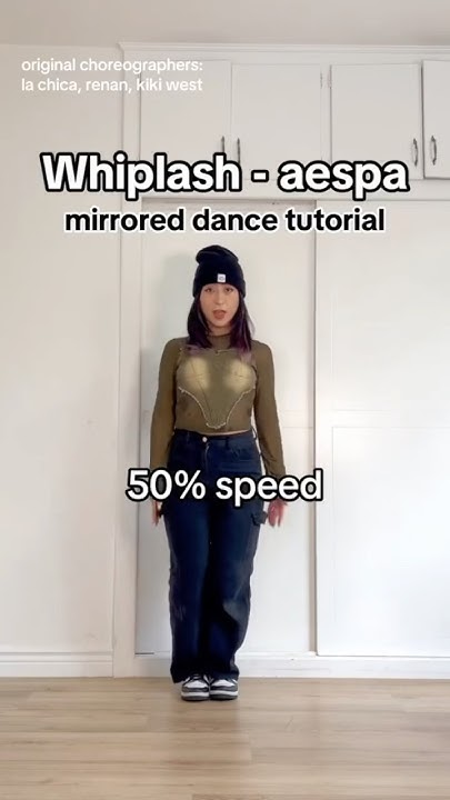 MIRRORED 'Whiplash' - aespa Dance Tutorial - YouTube