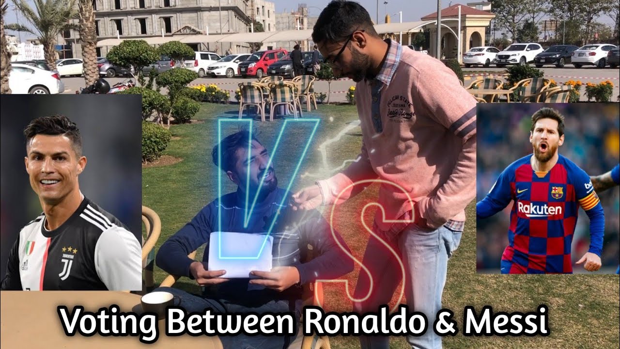 Voting (Ronaldo vs Messi)// People's don't know Messi, Ronaldo 😔💔 - YouTube