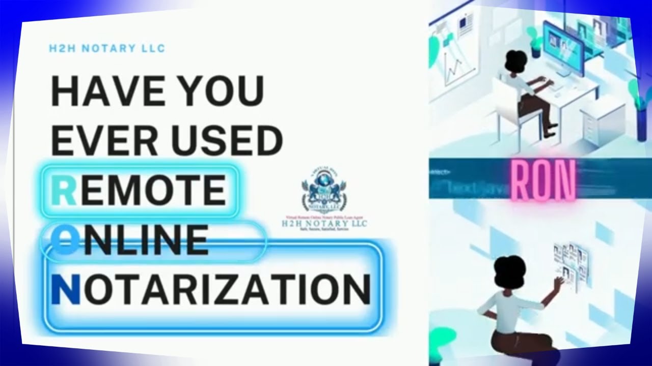 Virtual Remote Online PUBLIC NOTARY 2 - YouTube