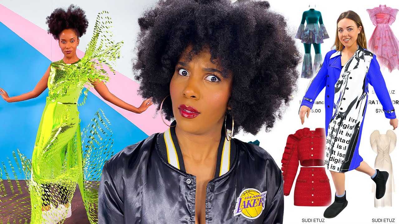 We Try Digital Clothes For The First Time?! - YouTube