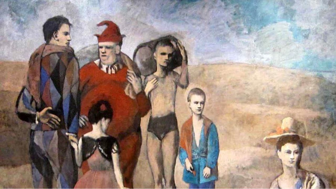 Pablo Picasso, Family of Saltimbanques, (1905 Rose Period) Shorts ...