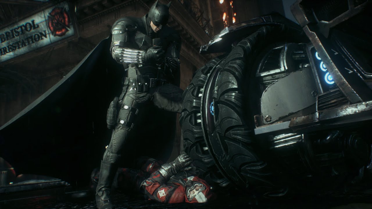 BATMAN: ARKHAM KNIGHT interrogating scene 4K - YouTube