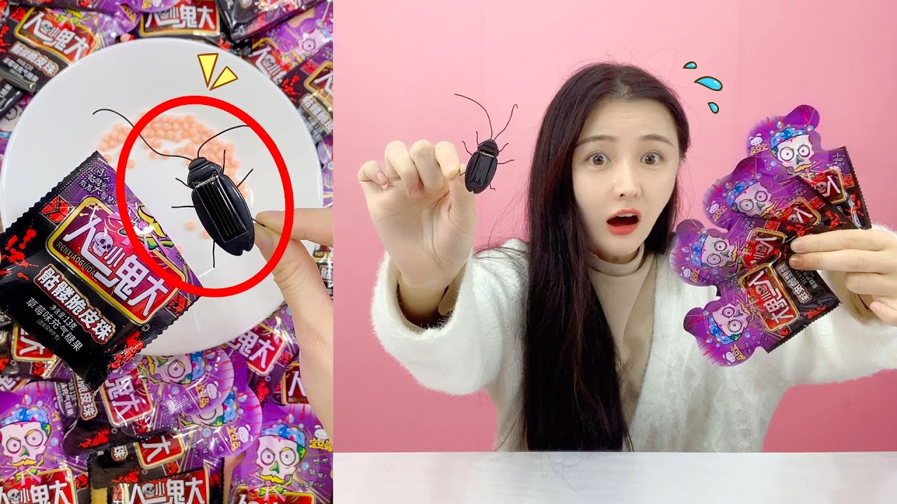 Treasure hunt in candy, magical electronic cockroaches will fight real ...