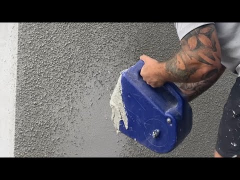 Tyrolean rendering job from start to finish - YouTube