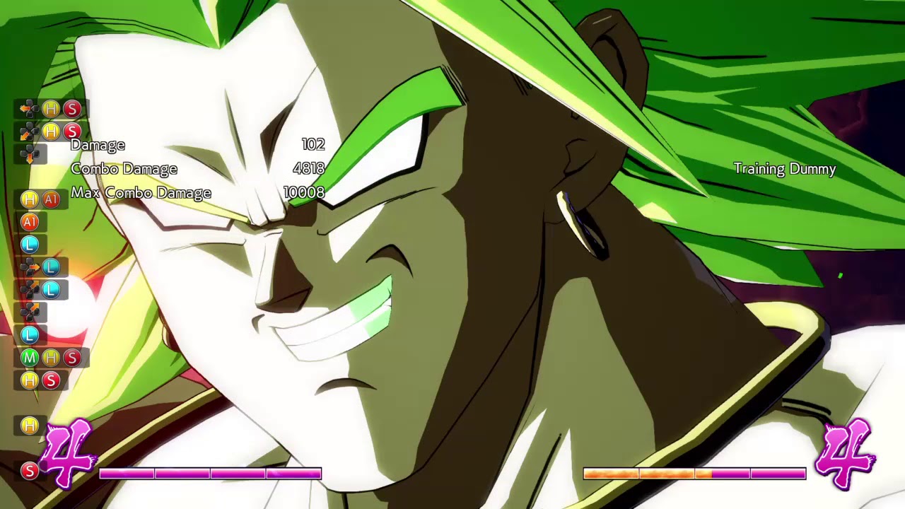 Broly Lariat Confirm Touch of Death Combo [Broly/Cell/Goku] - YouTube