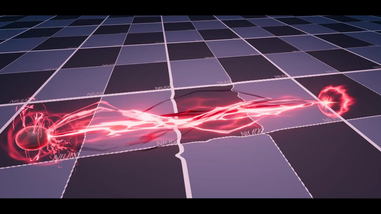 Eldritch lightning beam effect I Unity real-time VFX - YouTube