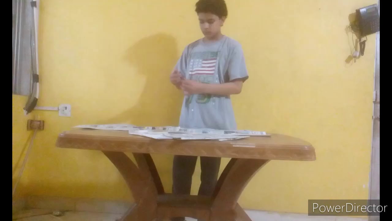 DIY HOMEMADE NEWSPAPER GUN - YouTube