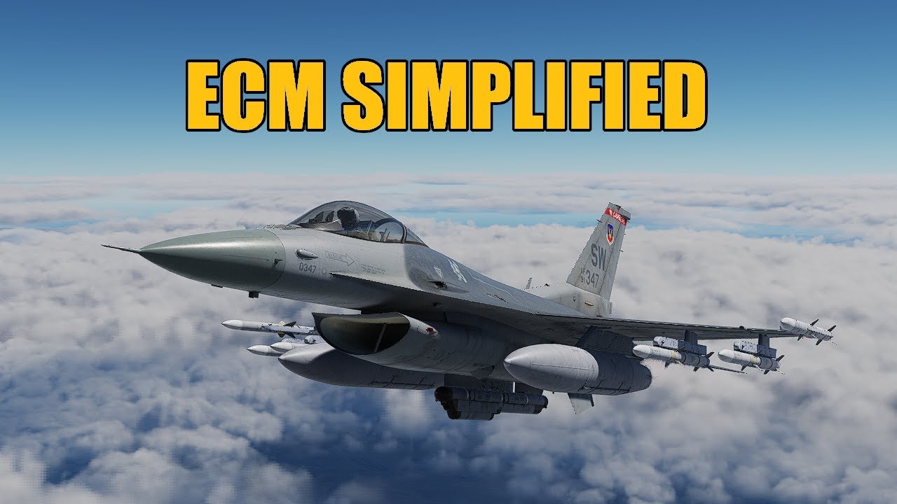 DCS F 16 ECM tutorial - YouTube
