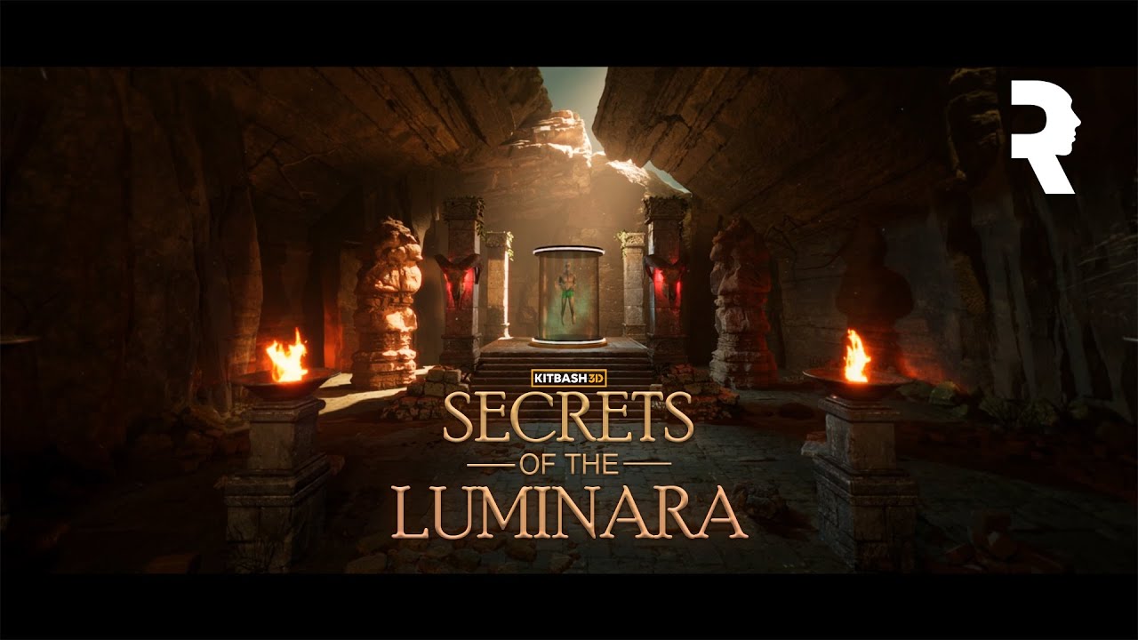 Secrets of the Luminara Kitbash 3d Challenge Video #1 (Secret Cave ...