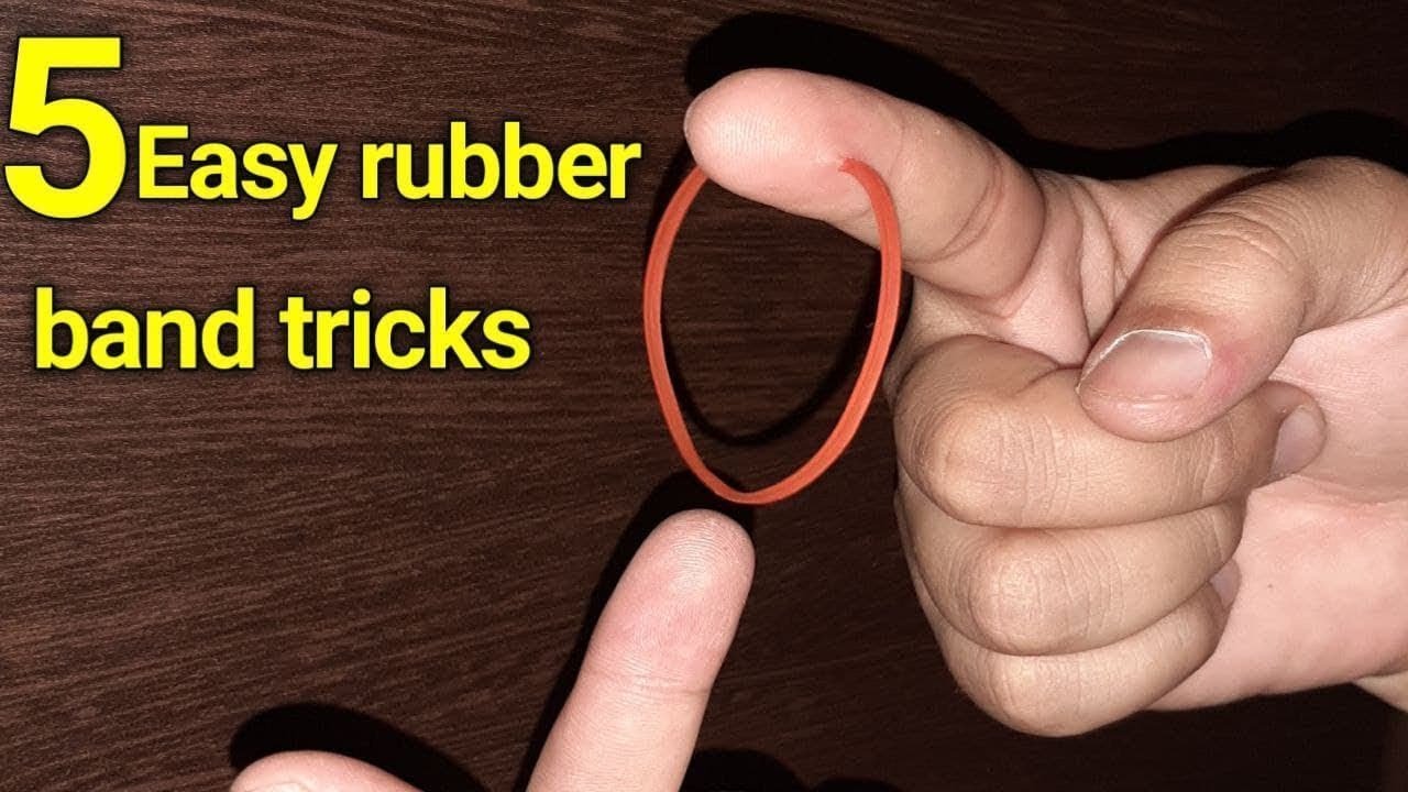 4 VISUAL Rubber Band Tricks Anyone Can Do | Revealed - YouTube