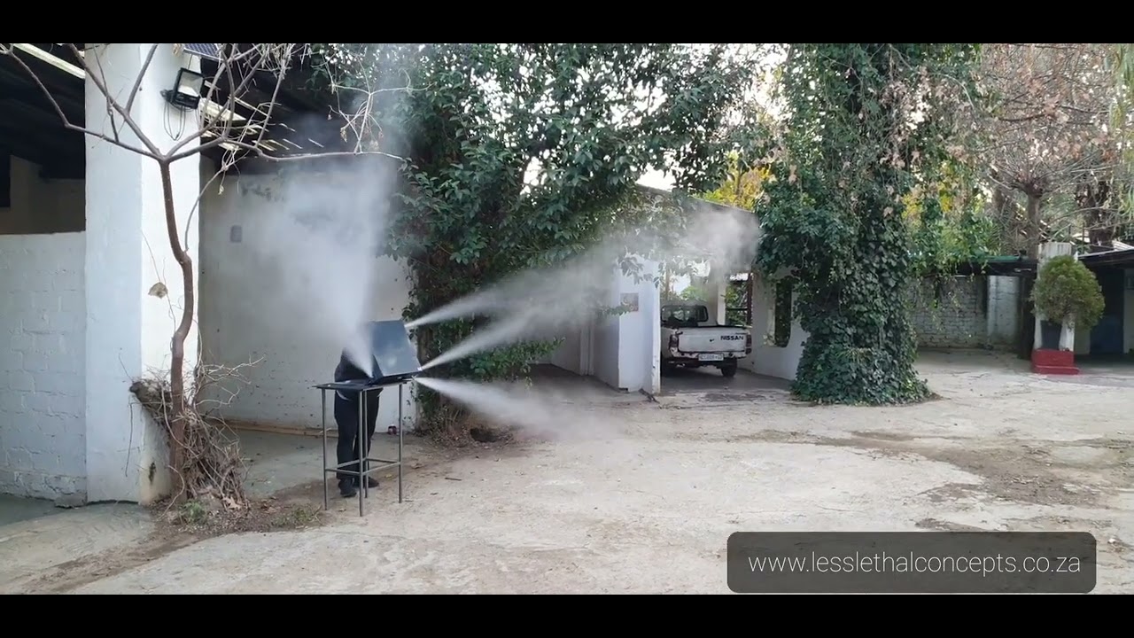 2Kg Low Pressure Dual Pepper Spray System with 6 Nozzles! Test-2 - YouTube
