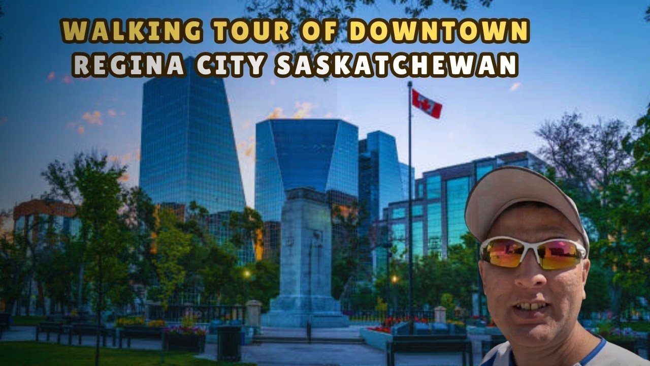 Walking Tour of Downtown Regina City Saskatchewan - YouTube