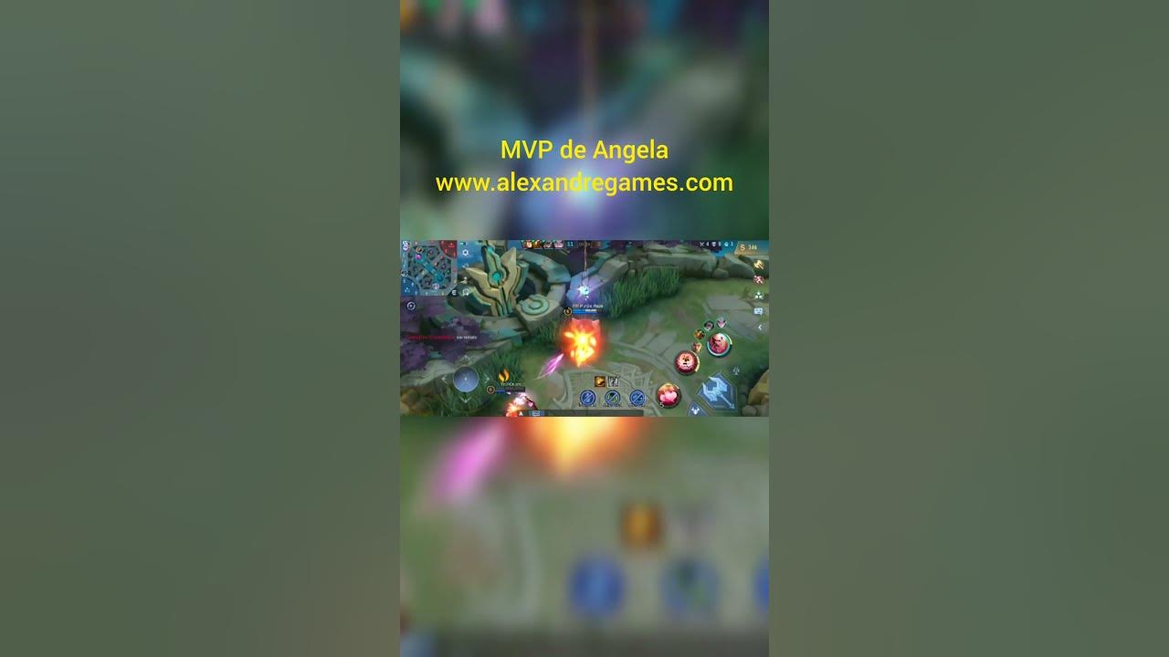 ML MVP de Angela Mobile Legends #alexandregames - YouTube