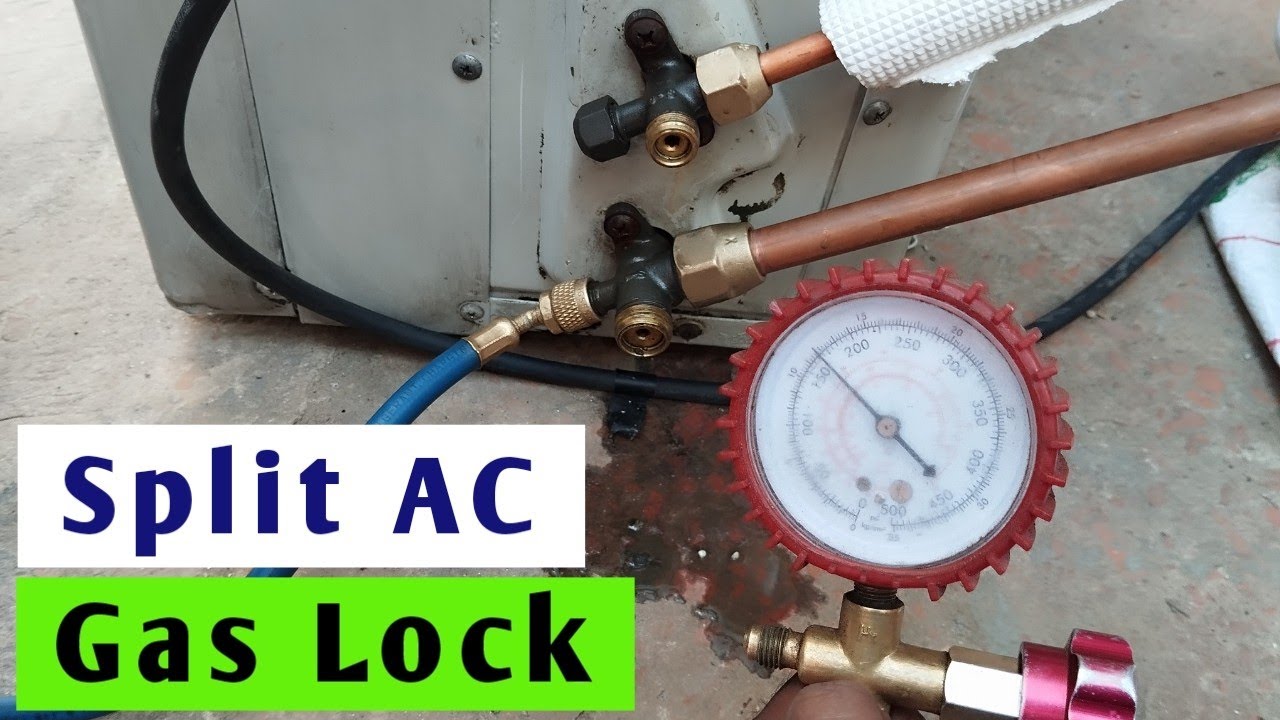 Split AC Gas Lock in Bangla || এসির গ্যাস লক || Walton AC Gas Lock ...