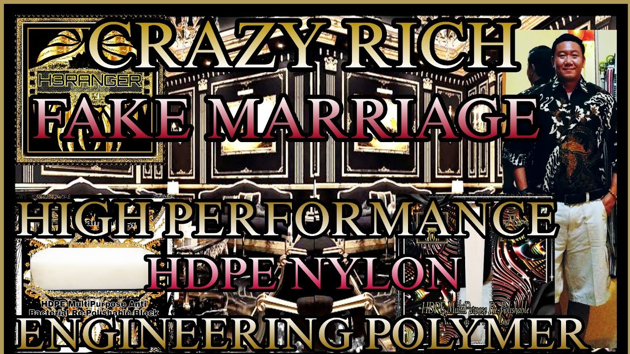 Crazy Rich Fake Arranged Marriage Perkahwinan HDPE Nylon Chopping Board ...