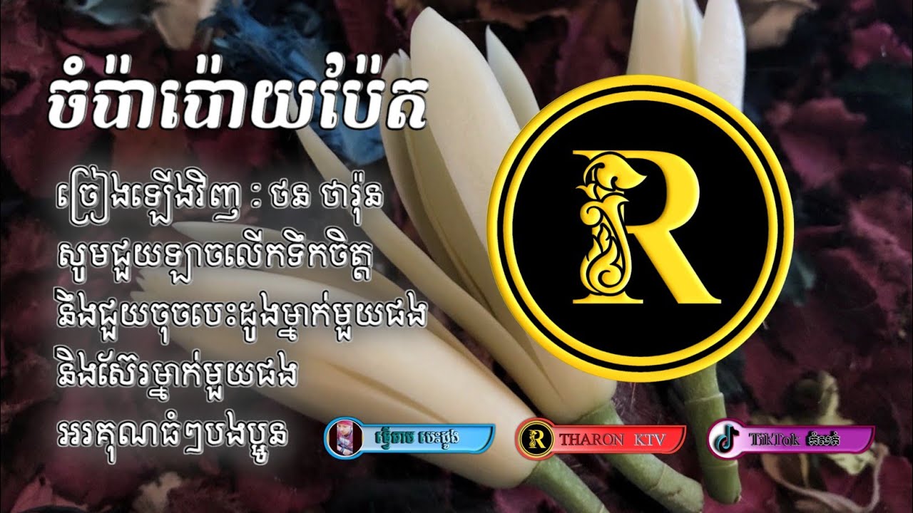 ចំប៉ាប៉ោយប៉ែត | ថន ថារ៉ុន . THARON KTV - YouTube