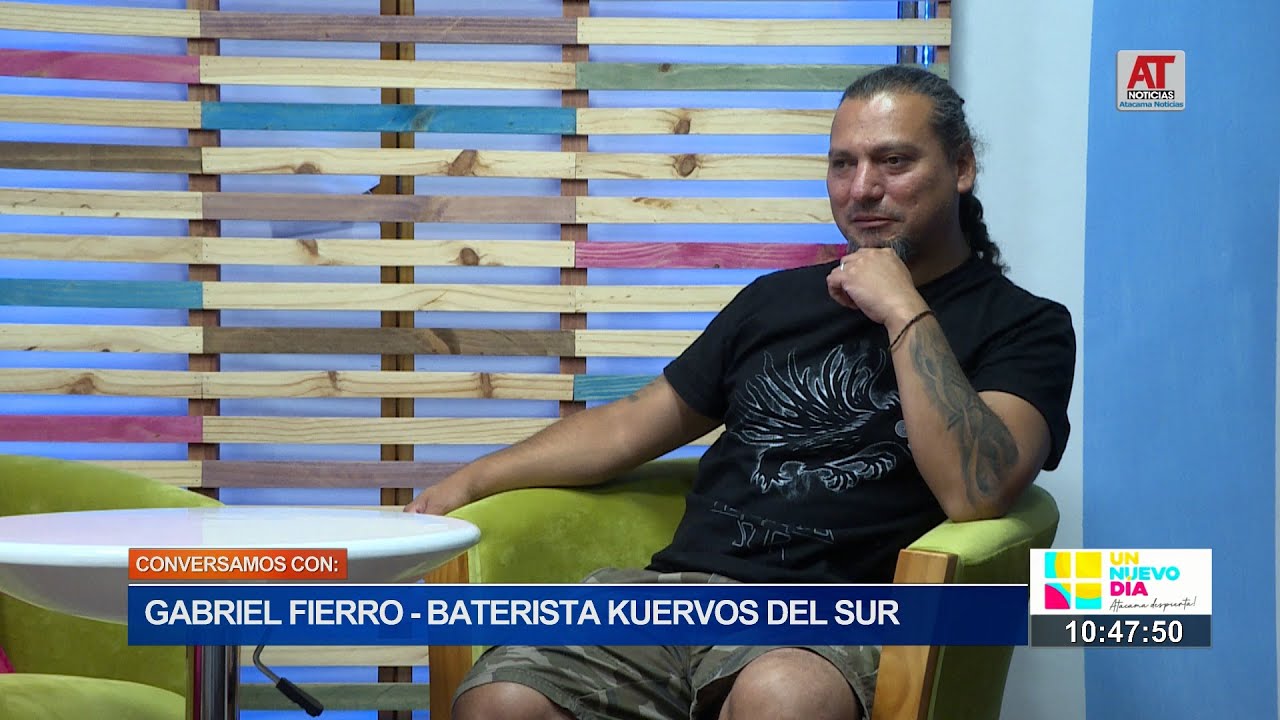 Gabriel Fierro - Baterista Kuervos del Sur - YouTube